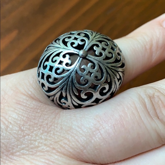 Lucky Brand | Jewelry | Lucky Brand Filigree Dome Ring | Poshmark